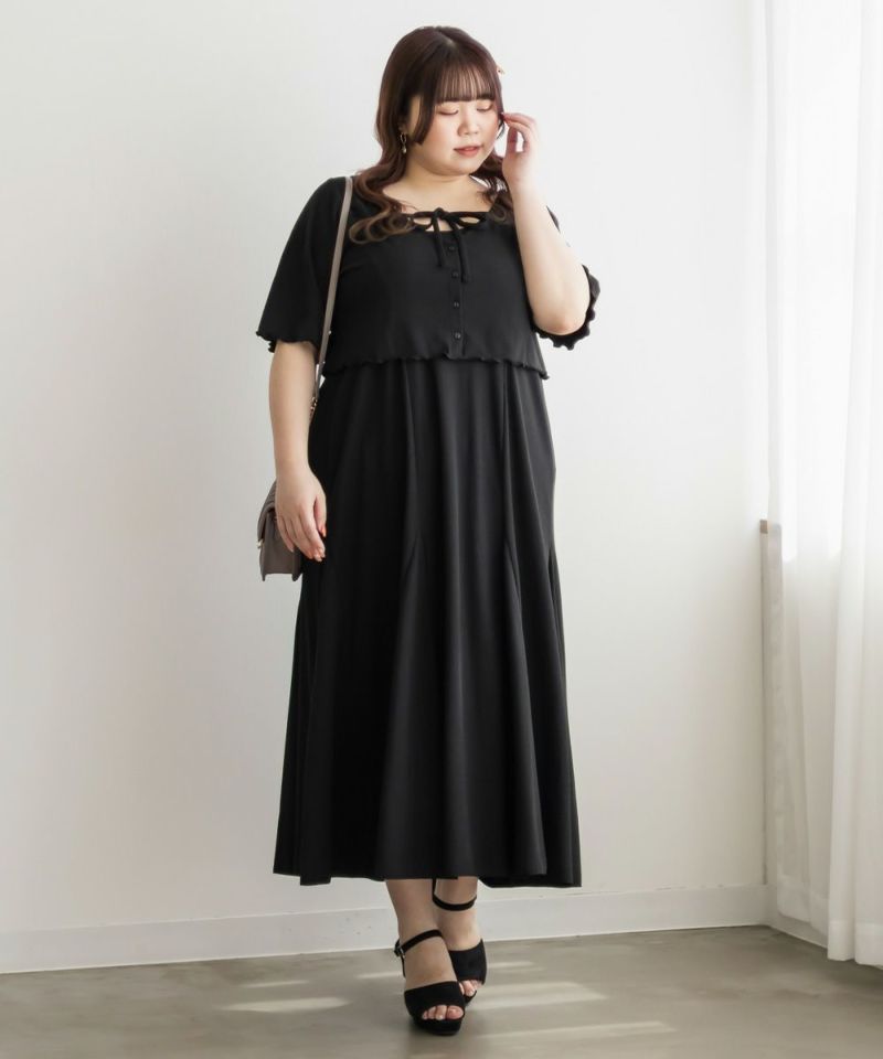 CLETTEオリジナル☆ボレロセットキャミワンピース | 大きいサイズ