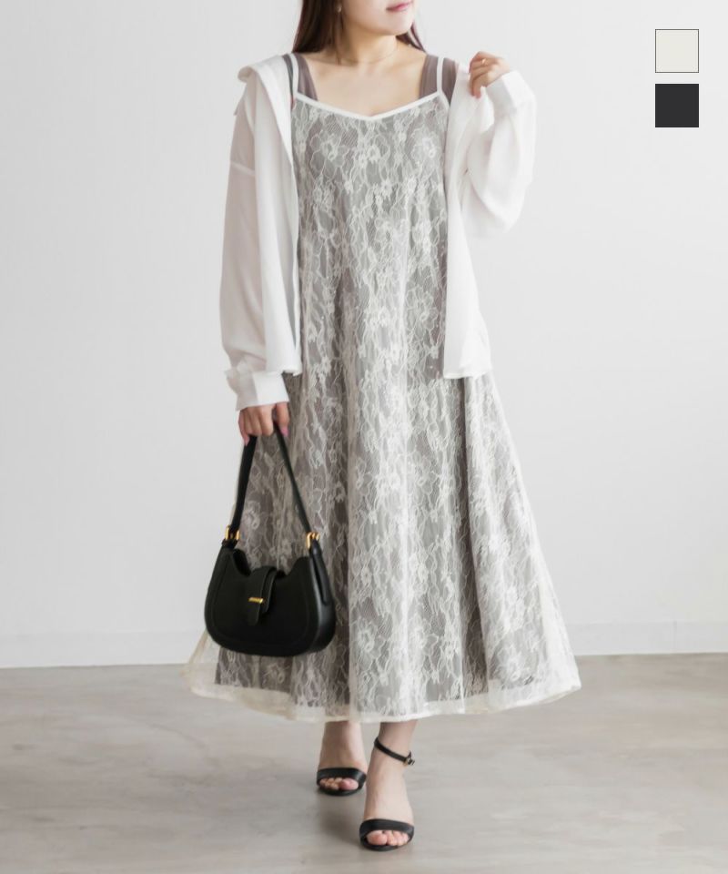 CLETTEオリジナル★レースキャミソールセット3WAYワンピース | 大きいサイズ レディース専門店 CLETTE(クレット)【公式】