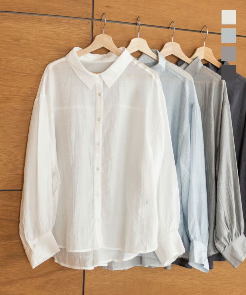 CLETTEオリジナルシアーシャツ | 大きいサイズ レディース専門店 CLETTE(クレット)【公式】